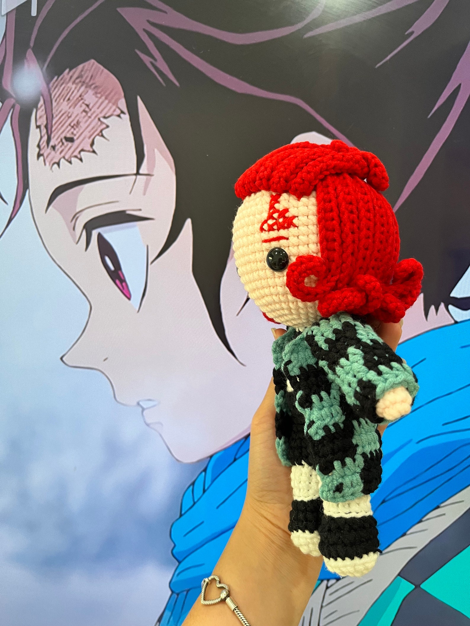 Anime Demon Crochet Doll, Handmade Plushie, Anime Lover Gift - Etsy
