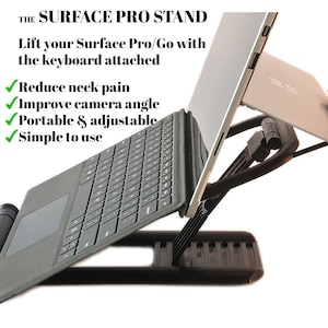 Microsoft Surface Pro Stand: Lift Your Surface With Keyboard Attached ...