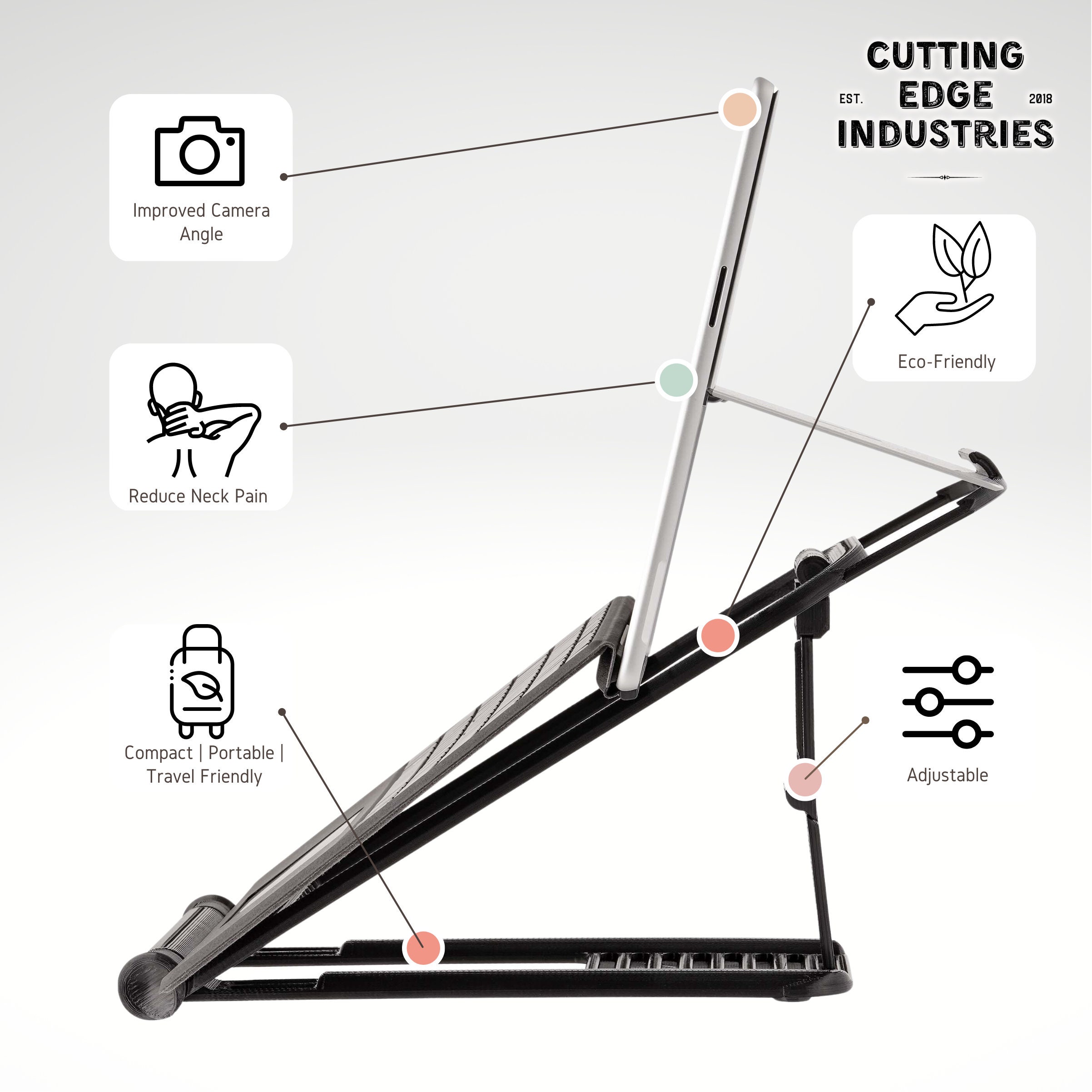 Ergonomic Microsoft Surface Pro Stand: Lift Your Surface Pro With ...