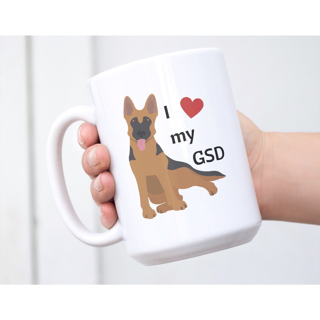 I Love My GSD Decal Digital Download German Shepherd Dog - Etsy