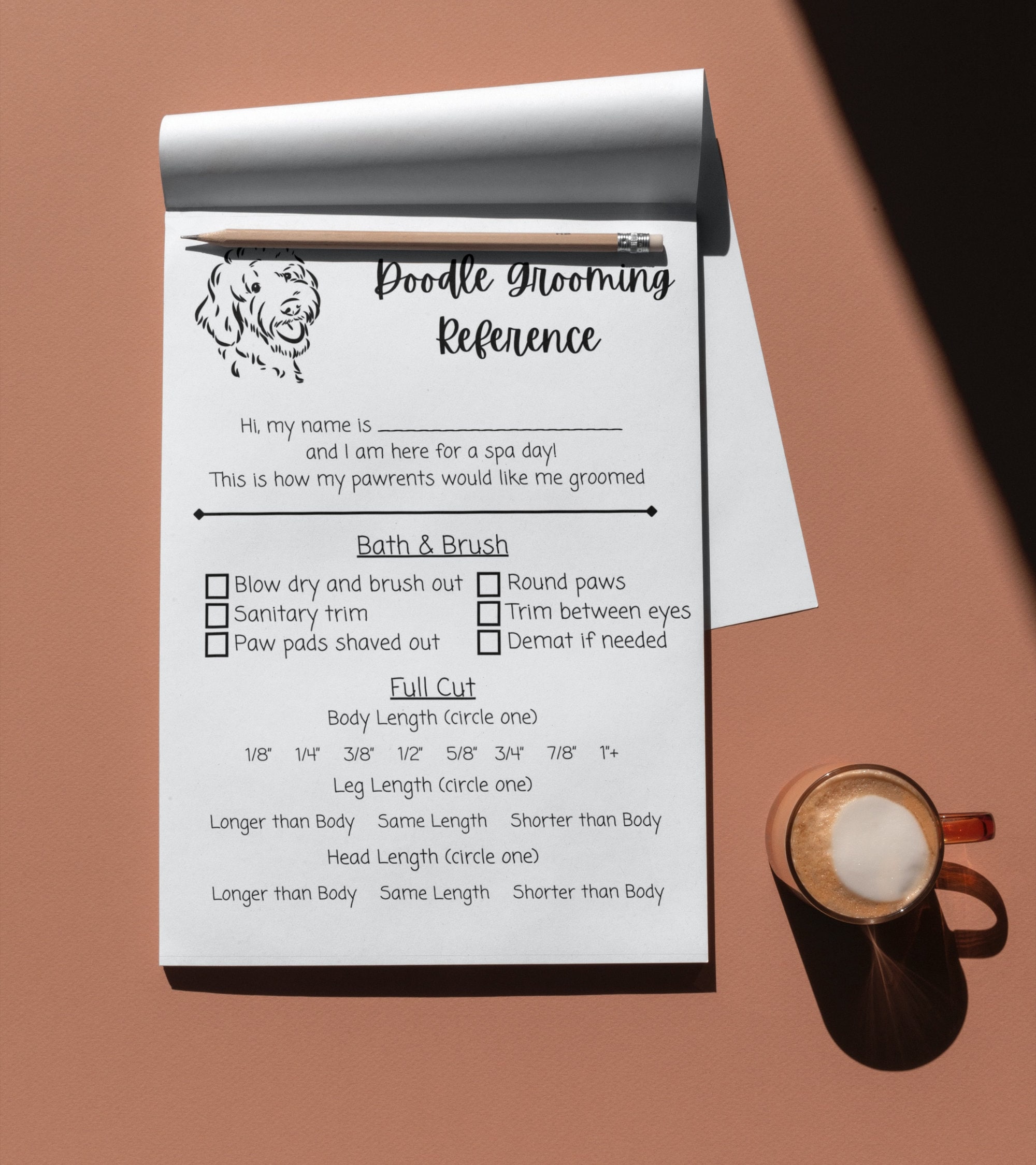 Doodle Grooming Reference Digital Download, Printable PDF Download ...