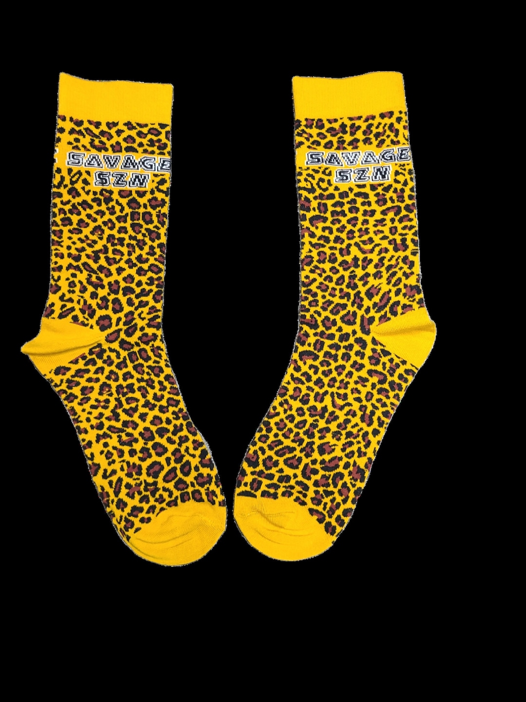 Savage SZN "leopard Print" Socks - Etsy