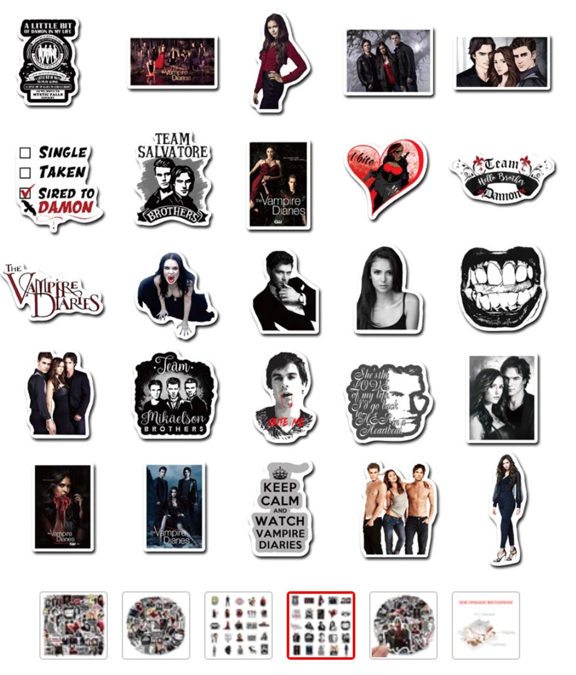 The Vampire Diaries Stickers For | Etsy