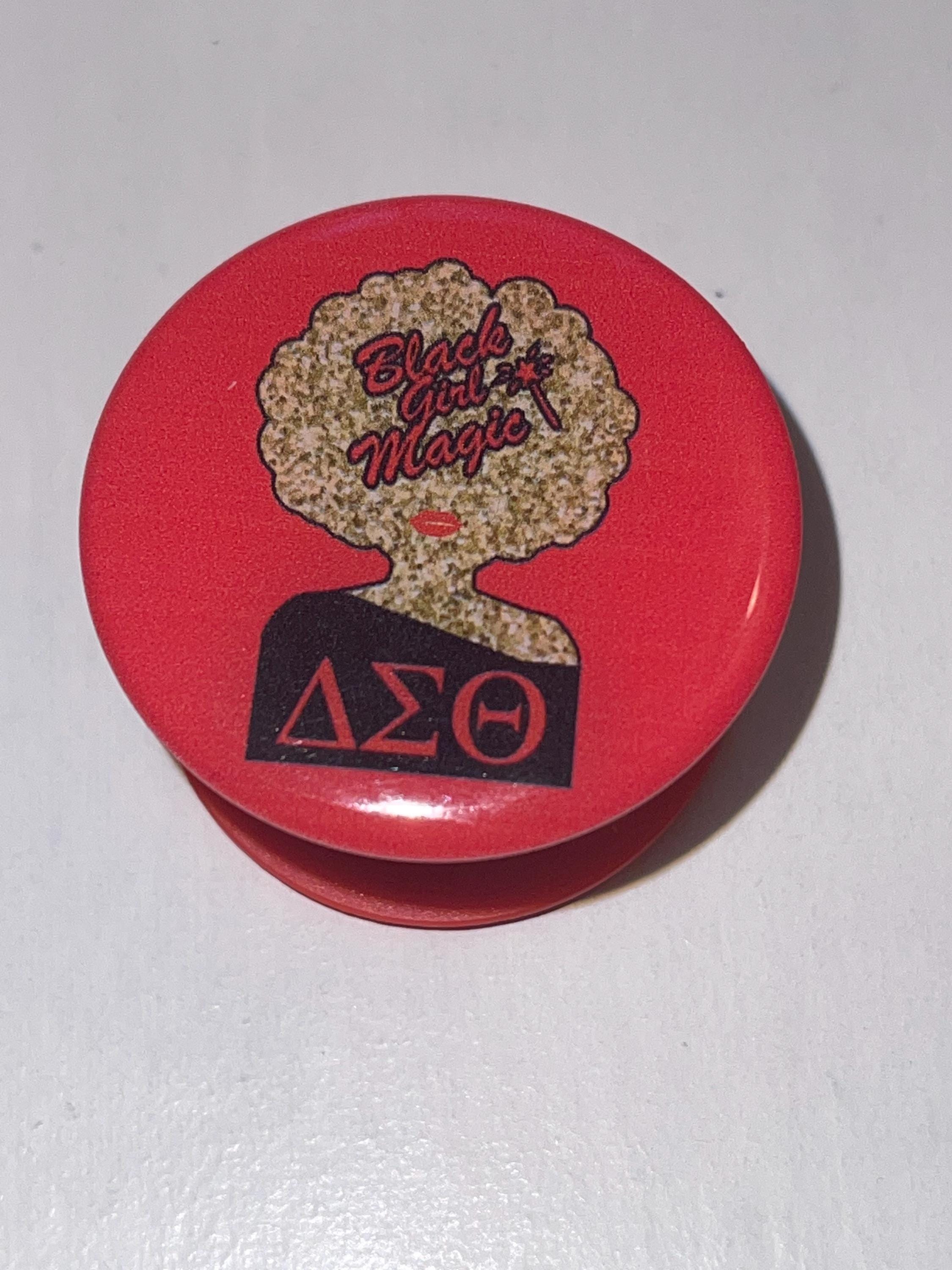 Delta Sigmtheta Black Girl Magic Red Pop Socket - Etsy