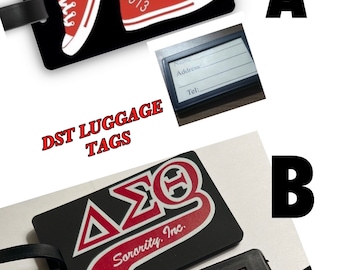 Delta Sigma Theta Luggage Tags - Etsy