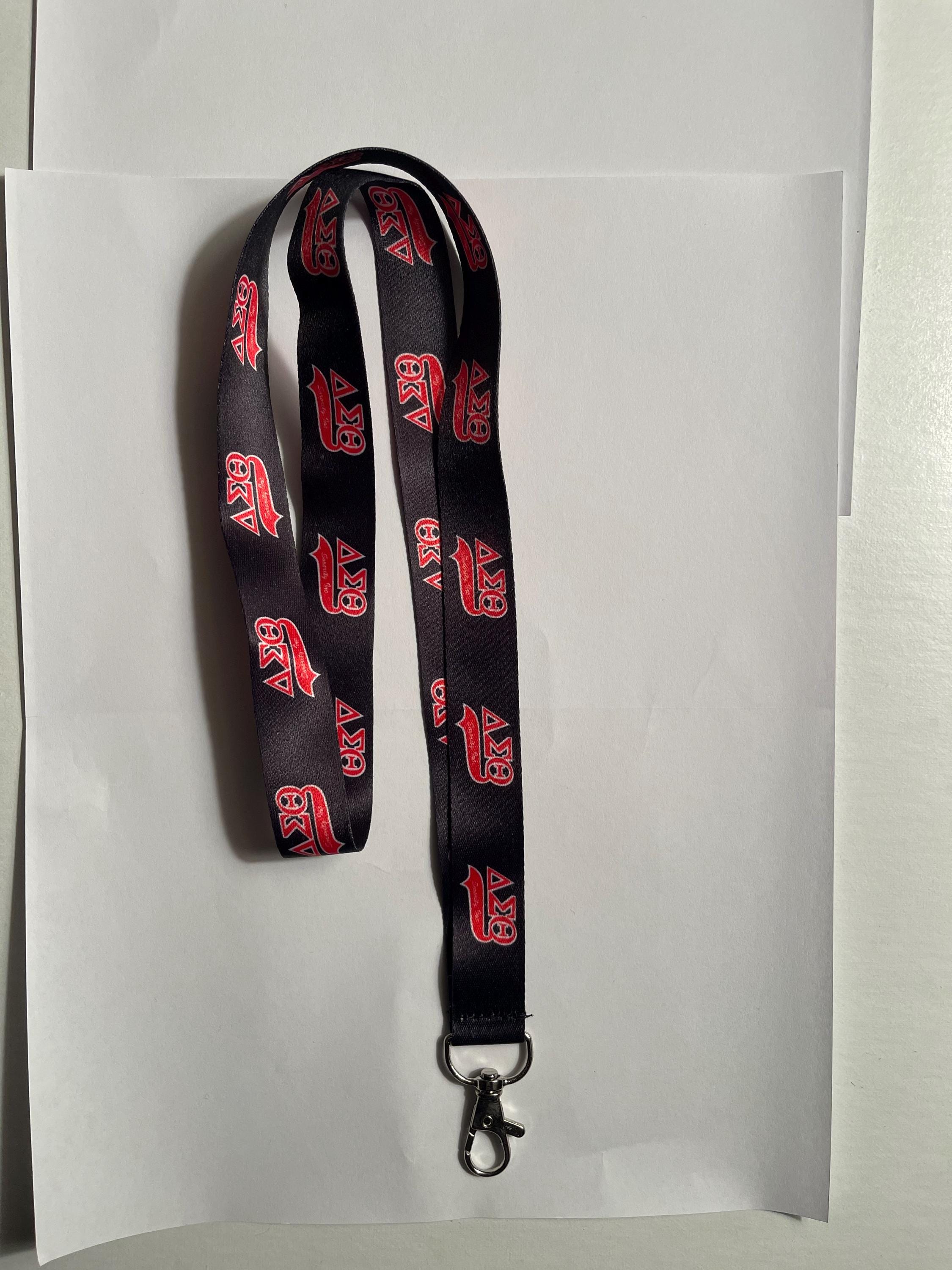 Delta Sigma Theta Ribbon Lanyard - Etsy