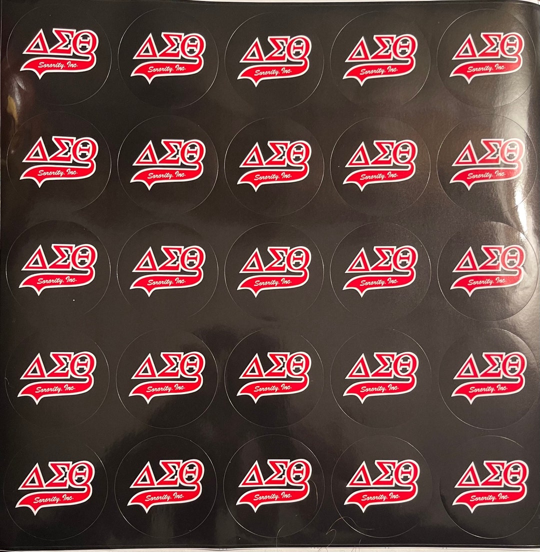 DELTA SIGMA THETA Sheet of 25 Stickers - Etsy