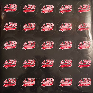 DELTA SIGMA THETA Sheet of 25 Stickers - Etsy