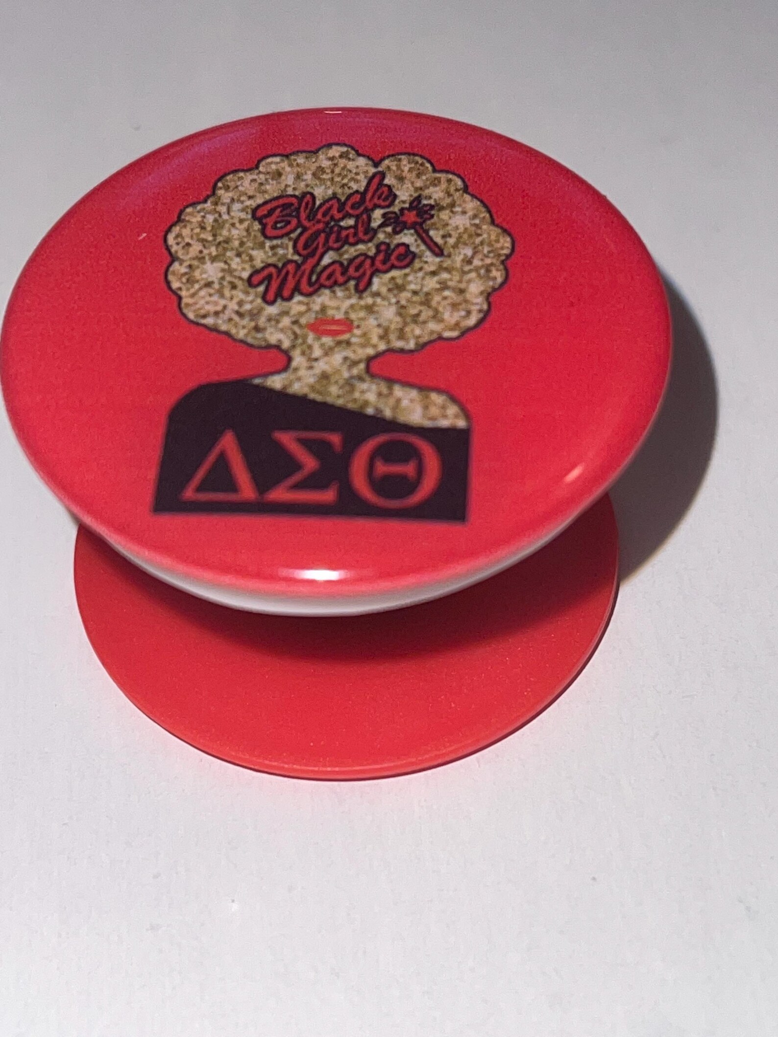 Delta Sigmtheta Black Girl Magic Red Pop Socket - Etsy