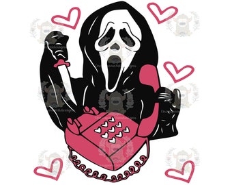 Ghost Face Heat Transfer - Etsy