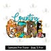 Country Girl Sublimation Print Transfer: Cowboy Boots, Cows, Sunflower ...