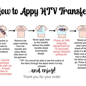 Sublimation Print Transfer, Ready to Press, HTV Print, Iron on Vinyl ...