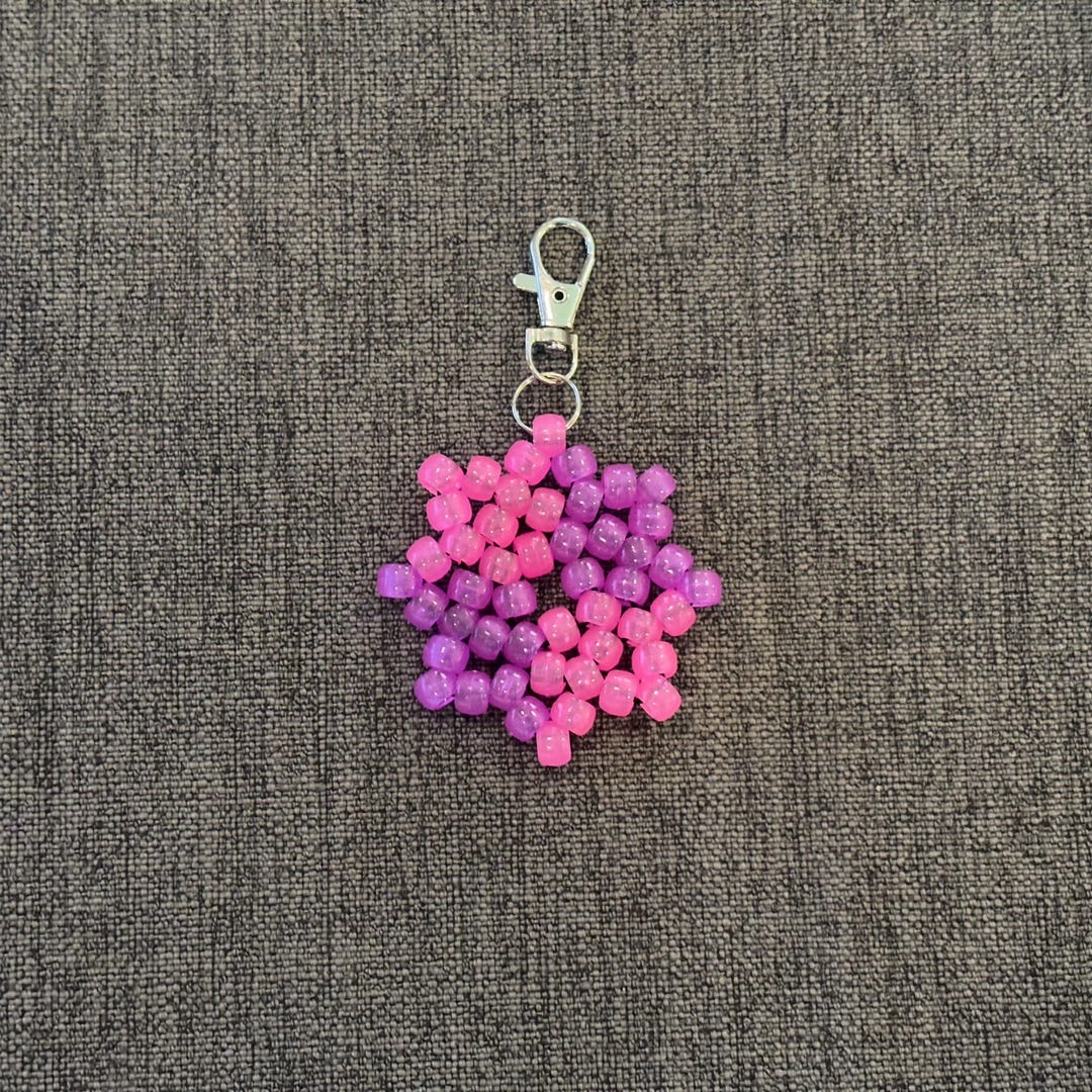 Kandi Flowstar/kandi Cupcake Keychains - Etsy