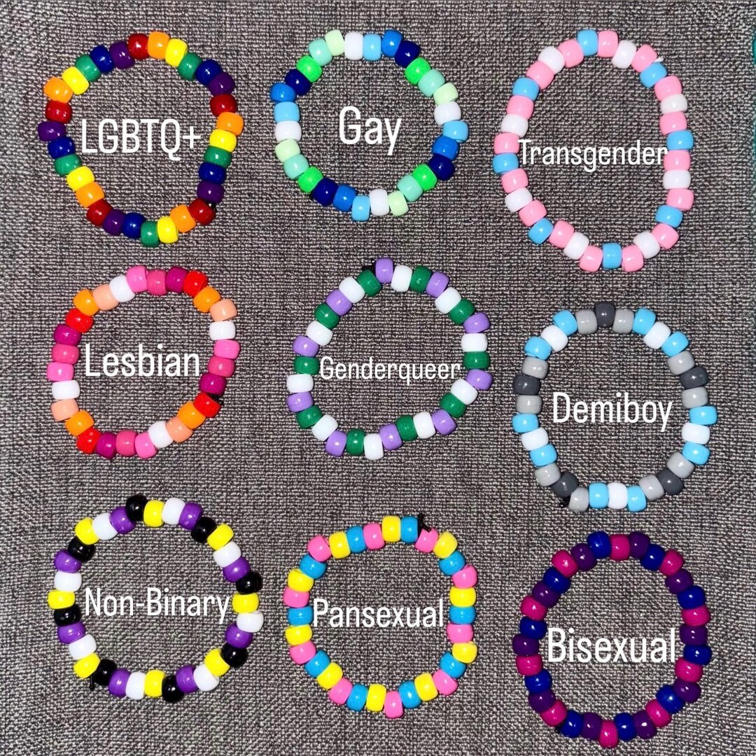 Kandi Pride Bracelets - Etsy