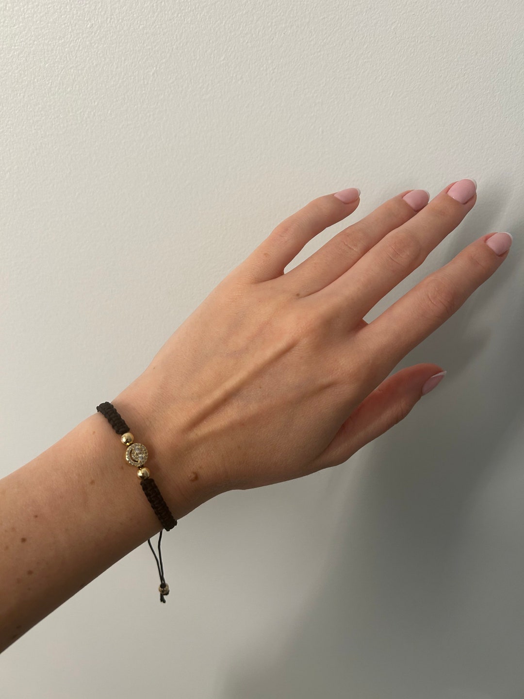 Smiley Face Macrame Bracelet - Etsy