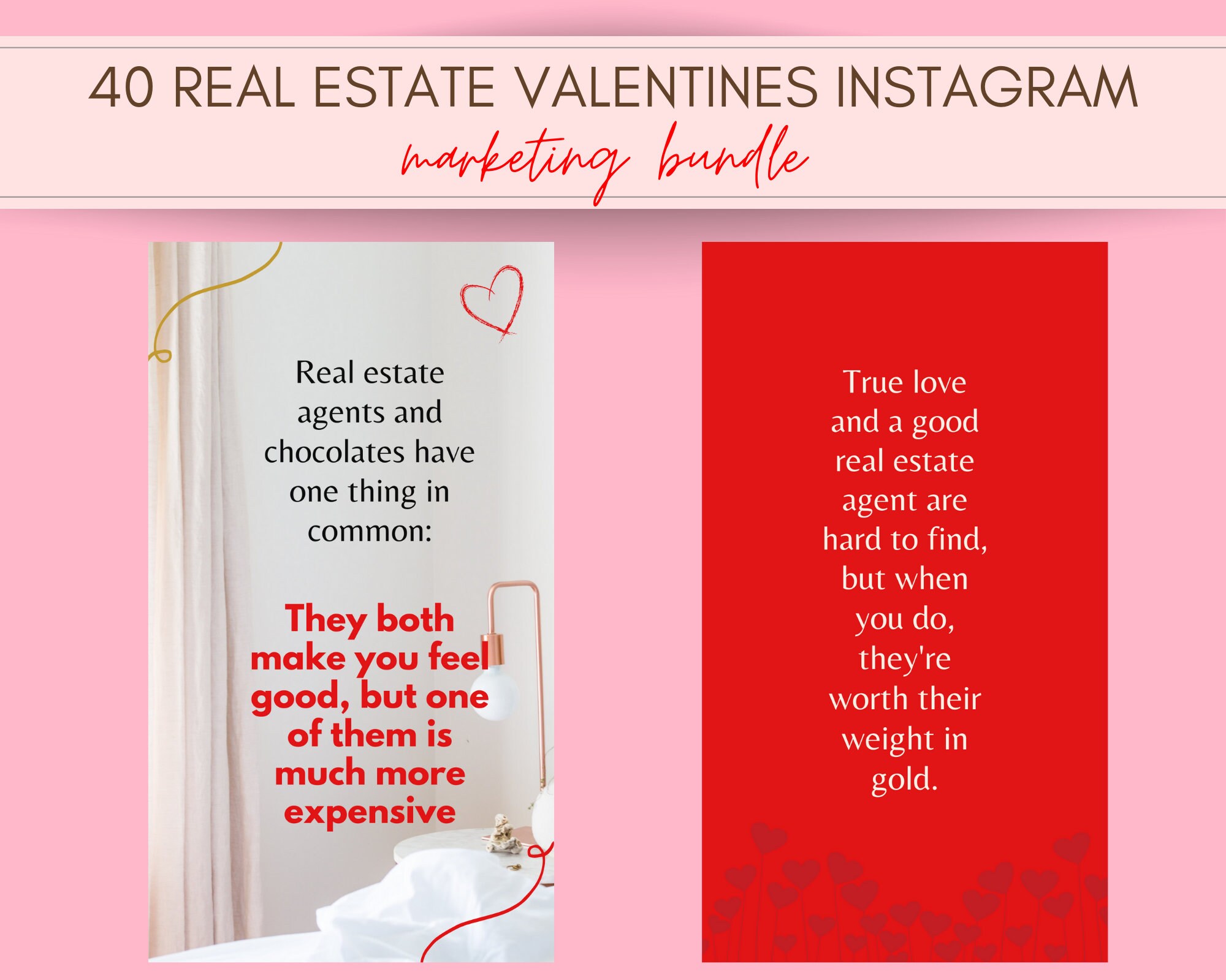 February Real Estate Templates, Valentines Day Real Estate Posts, Real ...