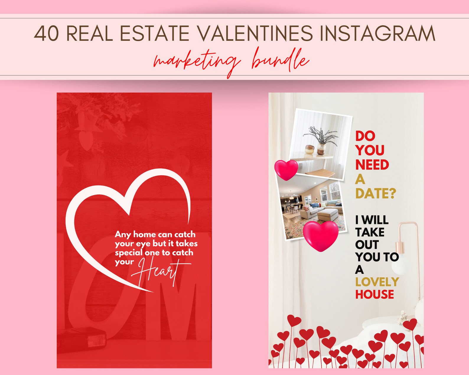 February Real Estate Templates, Valentines Day Real Estate Posts, Real ...
