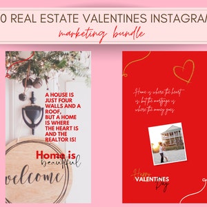 February Real Estate Templates, Valentines Day Real Estate Posts, Real ...