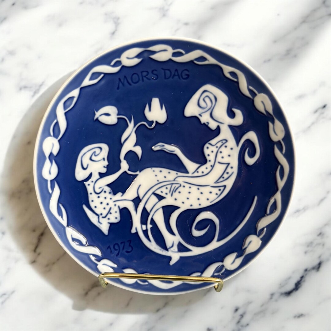 Mother's Day Gift Royal Copenhagen Mors Dag 1973 Collector Plate - Etsy