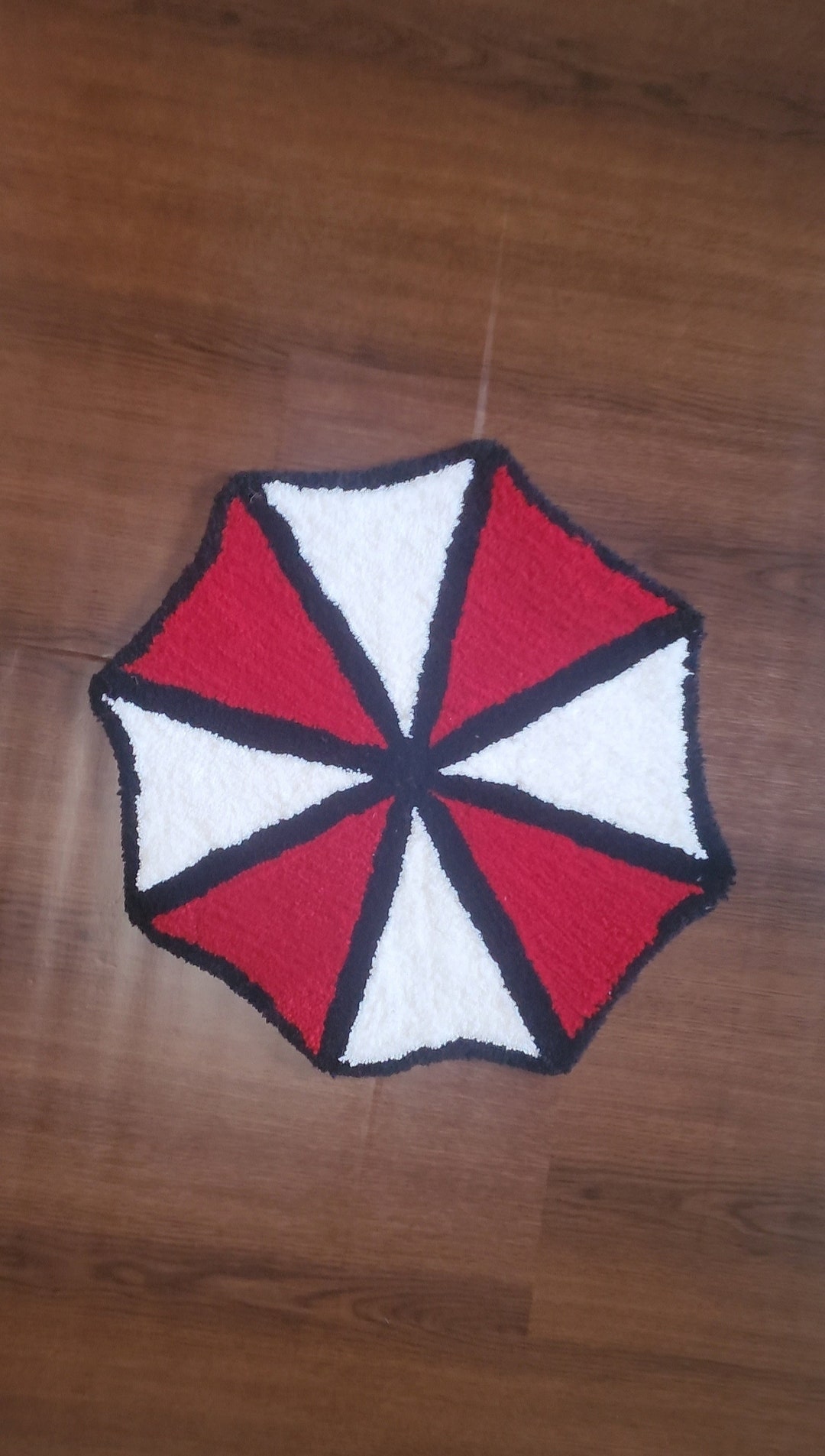 Resident Evil Umbrella corp logo inspired tufted rug - Etsy.de