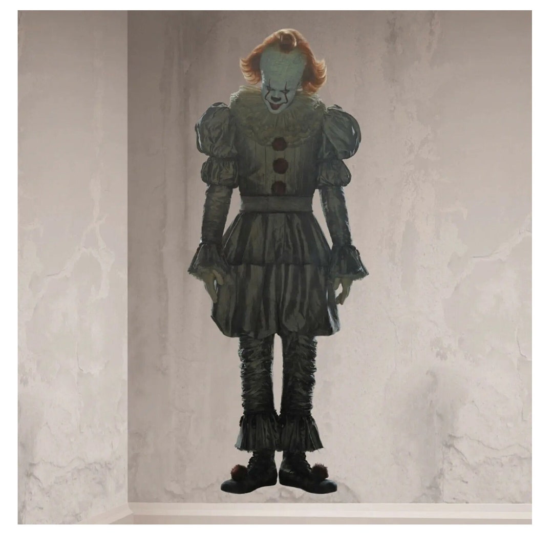 It Chapter Two Pennywise Plastic Wall Decorations Scene Setters Poster ...
