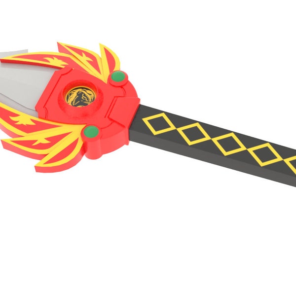Power Rangers Red Ranger Power Sword - Etsy