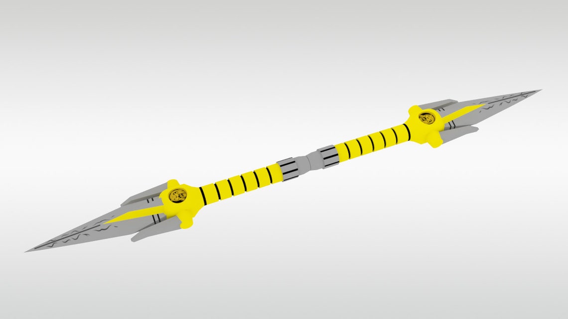 Yellow Ranger Power Daggers Pepakura Pattern - Etsy