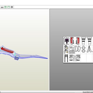 Pink Ranger Power Bow / Ptera Arrow Pepakura Pattern - Etsy