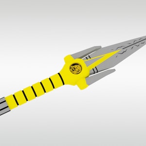 Yellow Ranger Power Daggers Pepakura Pattern - Etsy