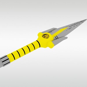 Yellow Ranger Power Daggers Pepakura Pattern - Etsy