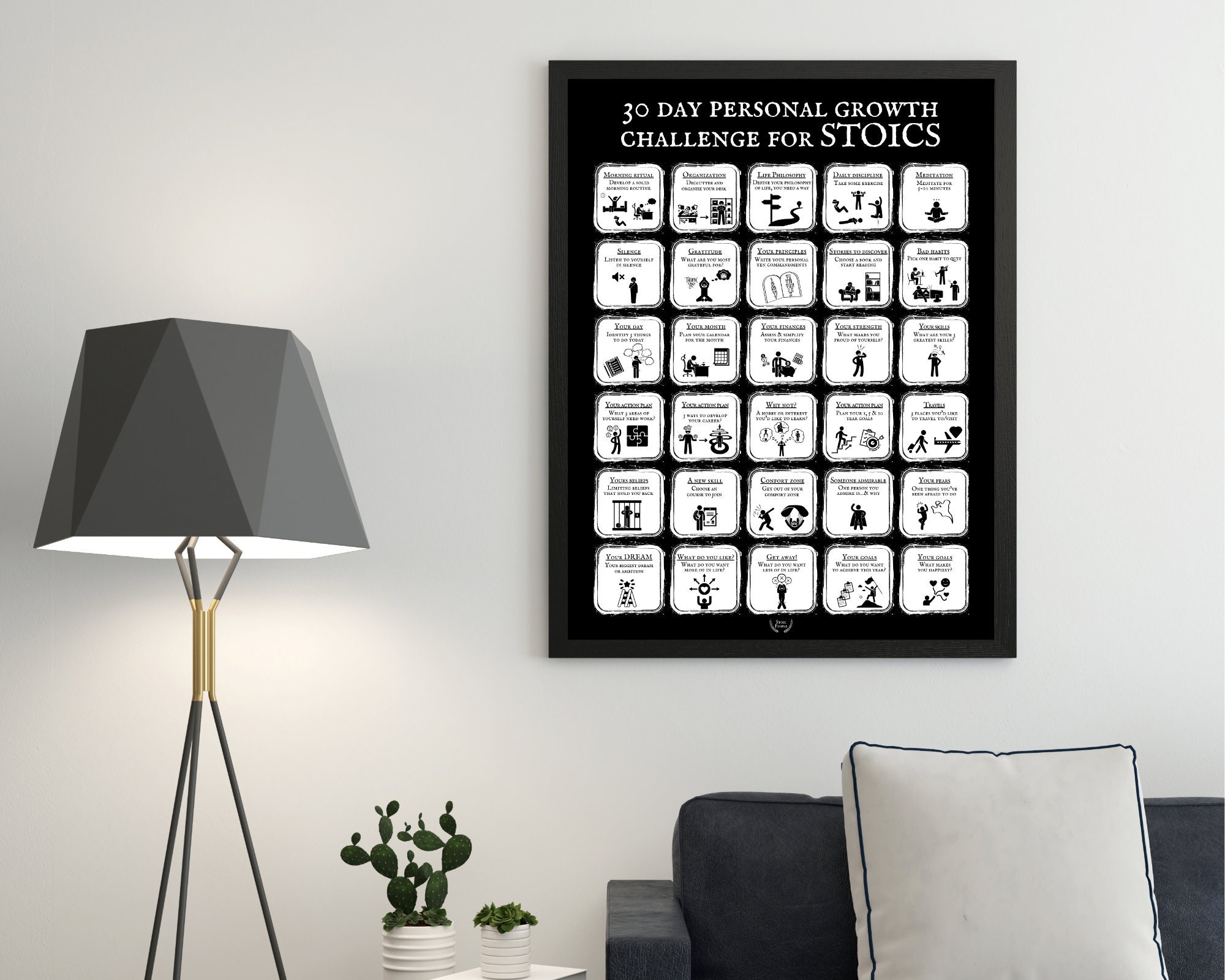 Daily Stoic Exercises Monthly Challenge of Stoicism Personal - Etsy