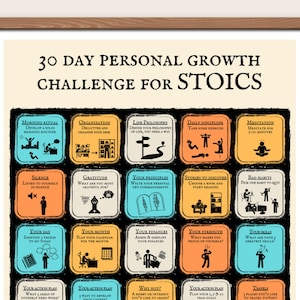 Monthly Training of Daily Stoic Exercises, 30 Day Personal Growth ...