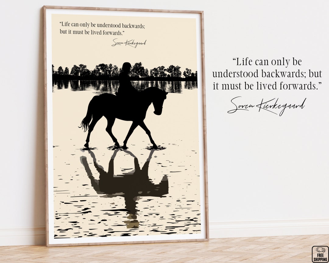 Soren Kierkegaard Quote Art Print: Existentialist Philosophy Gift - Etsy