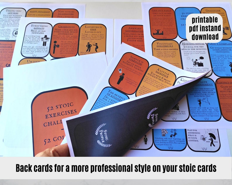 Digital Stoic Cards: 52 Daily Stoic Exercises & Stoicism Principles ...