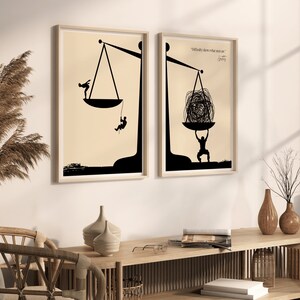 Stoic Wall Art Set of 2 Prints Epictetus Quote About Stoic Courage and ...