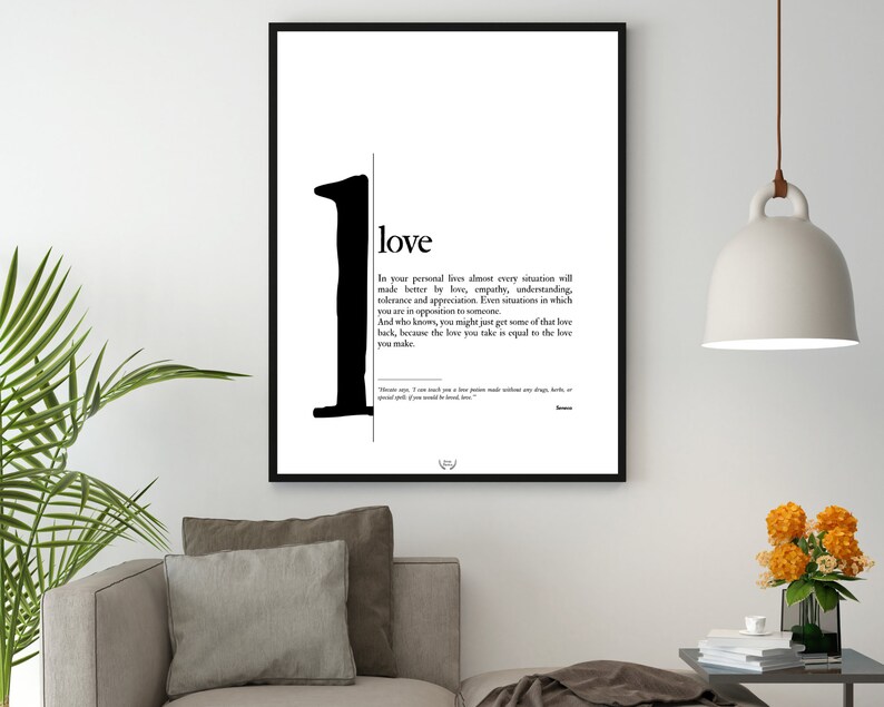 Definition of Love Wall Art Printable Healthy Relationships - Etsy