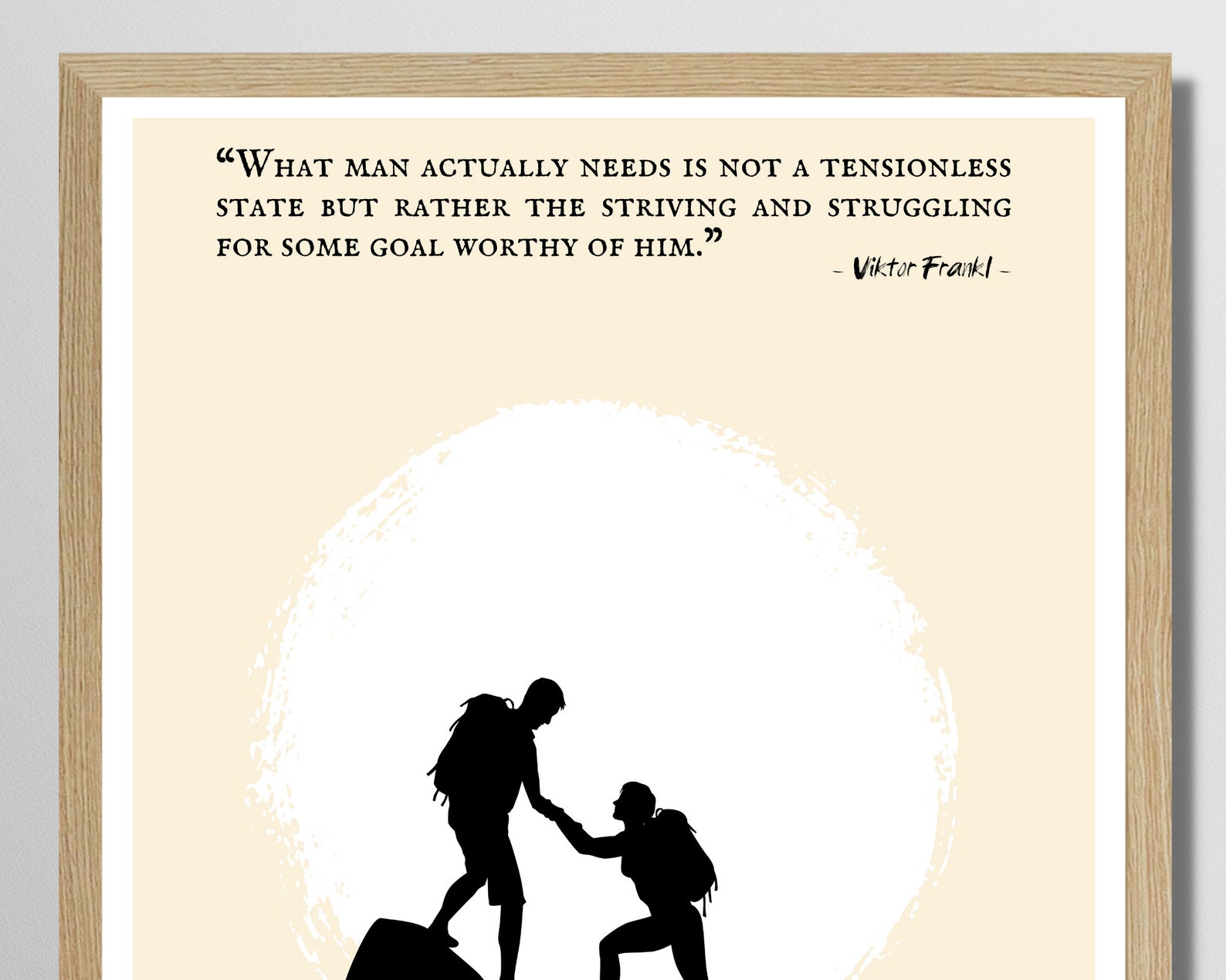 Viktor Frankl Quote Print Stoicism Quote Prints Man's - Etsy