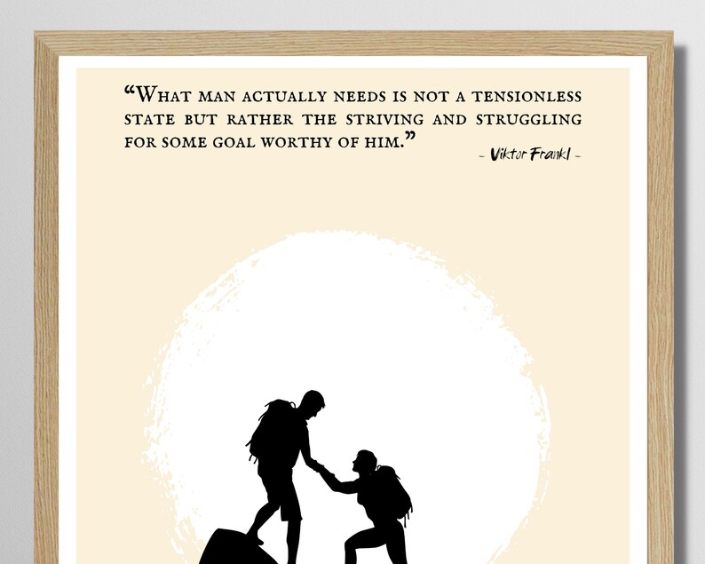 Viktor Frankl Quote Print Stoicism Quote Prints Man's - Etsy