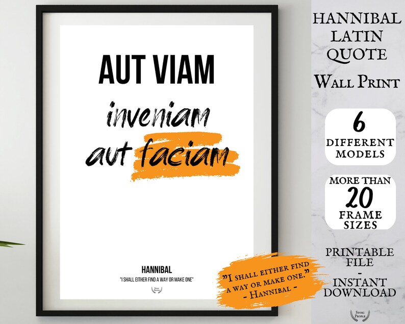 Latin Poster Roman Quote Decor Positive Latin Quote Office - Etsy