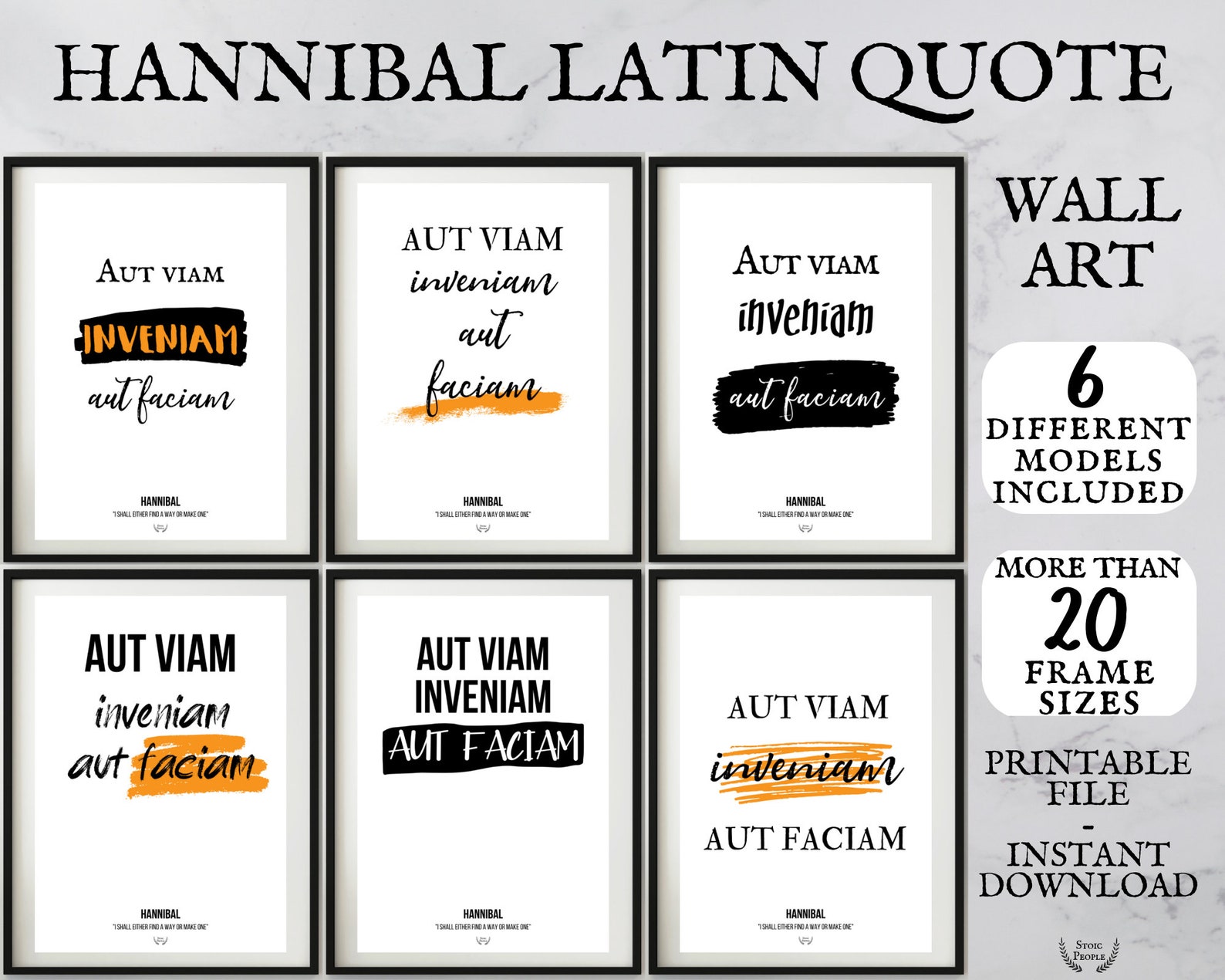 Latin Poster Roman Quote Decor Positive Latin Quote Office | Etsy