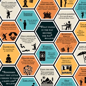 Stoic Exercise Poster With 48 Stoicism Exercises, Stoicism Training ...