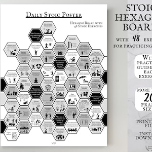 Stoicism Exercises on Stoic Training Board to Train Stoicism Basics, 48 ...