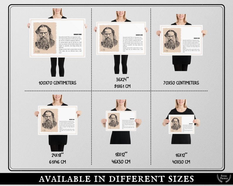 Leo Tolstoy Memento Mori Definition Art Print Meaning of - Etsy