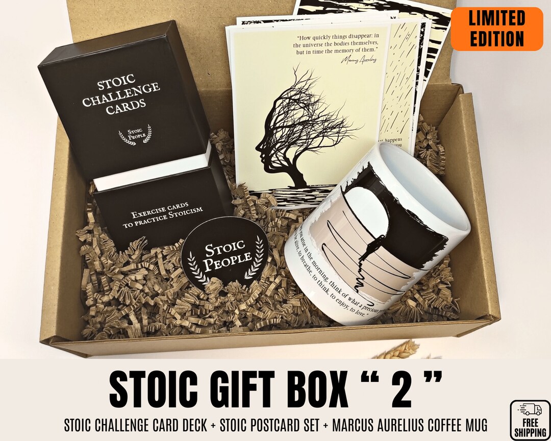Self Love Gift, Stoic Card Game, Stoicism Philosophy Meditation Mindful ...