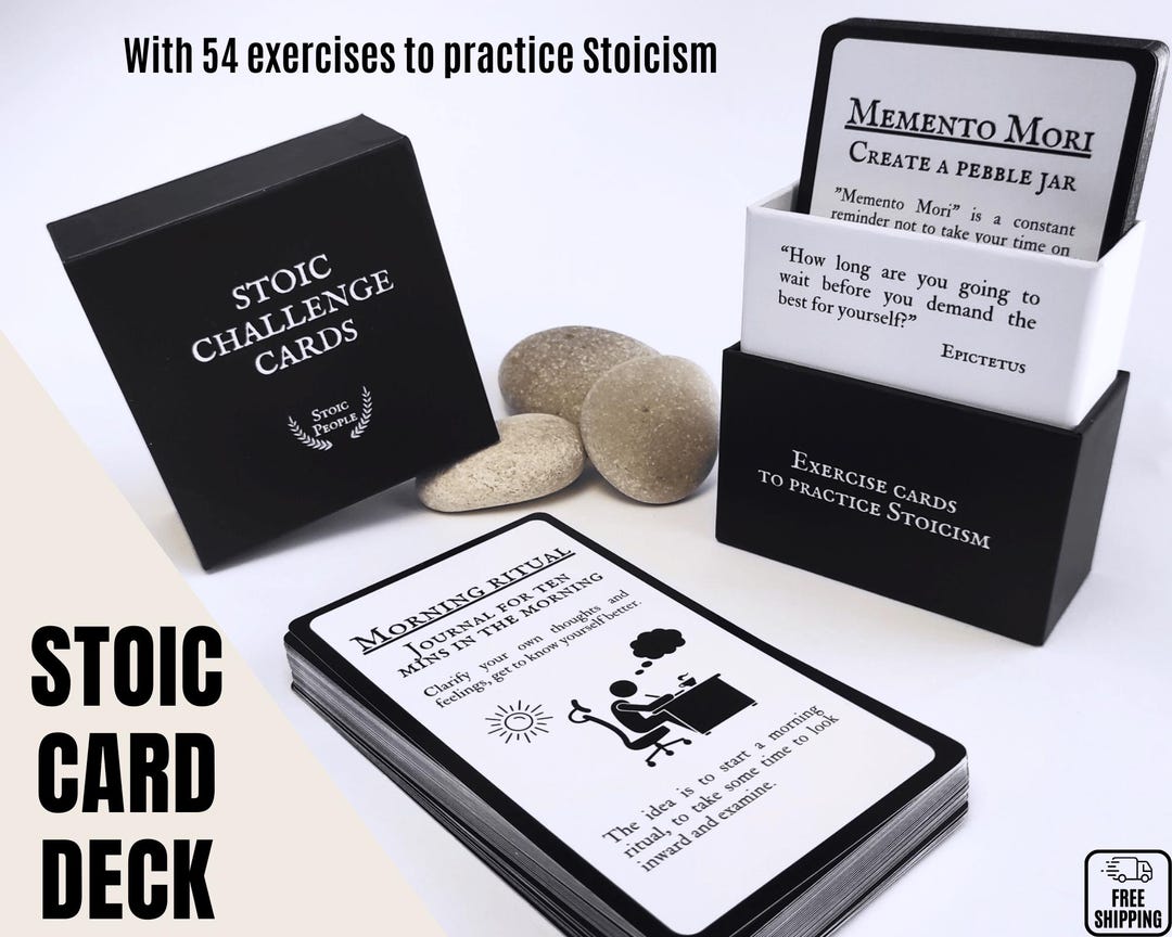 Daily Stoic Exercise Card Deck: Stoicism Cards to Practice Marcus ...
