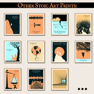 Dichotomy of Control Epictetus Quote Art Print Stoic Philosophy, It is ...