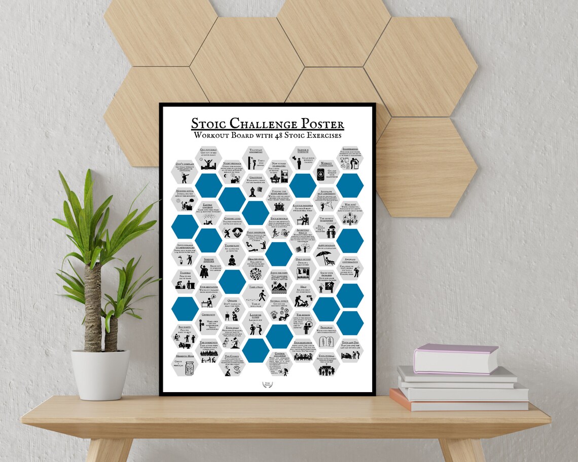 Daily Stoicism Tool to Improve Your Life Stoic Training | Etsy