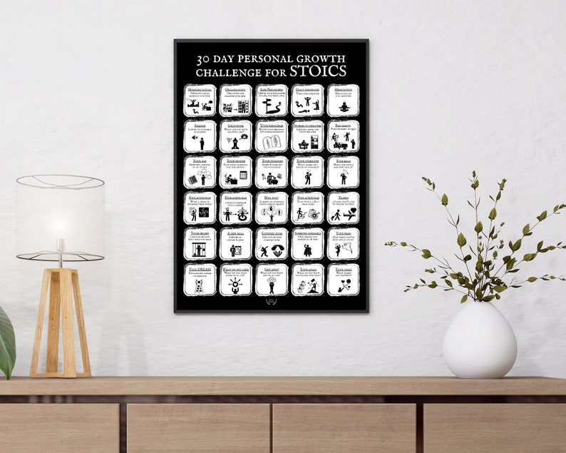 Daily Stoic Exercises Monthly Challenge of Stoicism Personal - Etsy