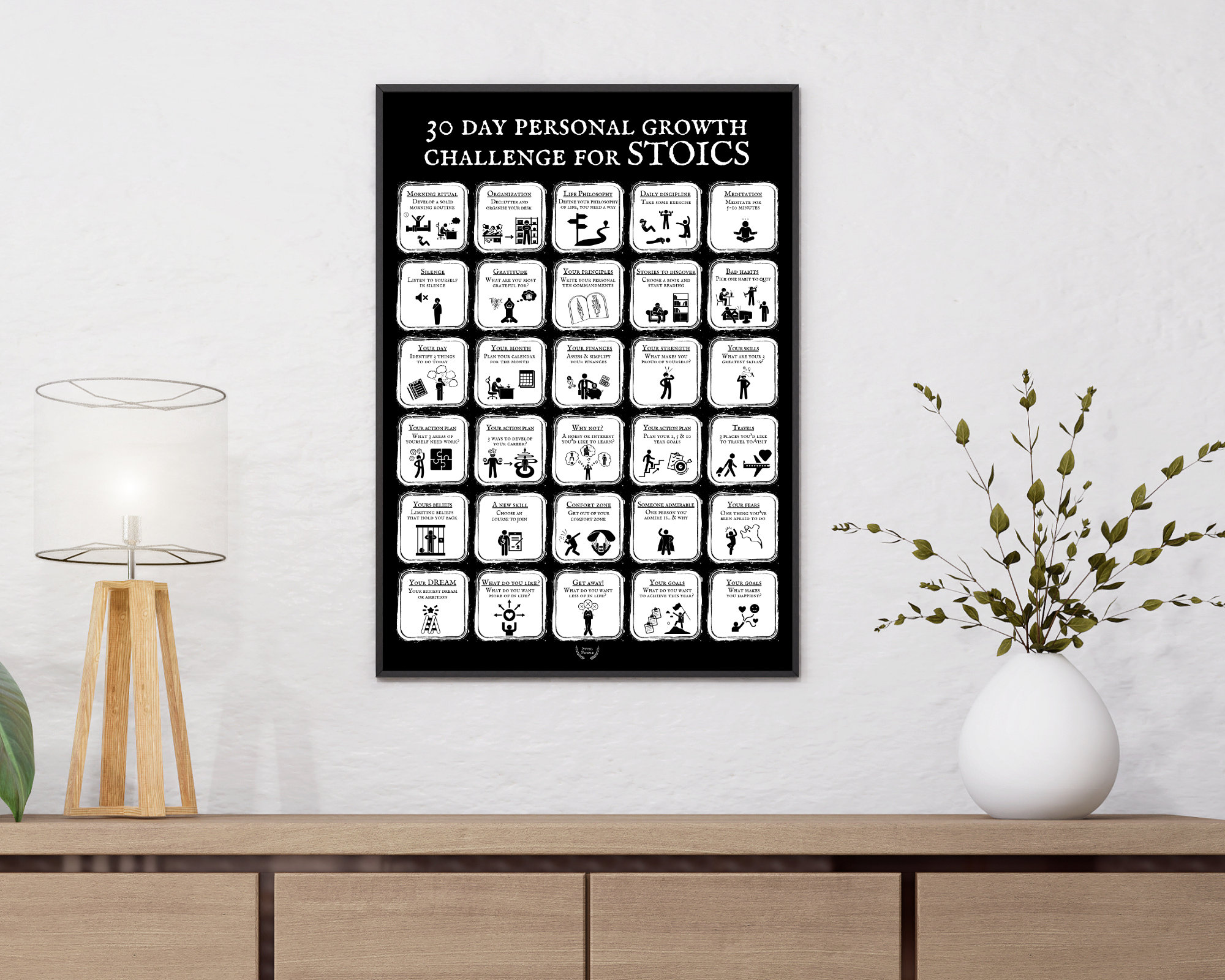 Daily Stoic Exercises Monthly Challenge of Stoicism Personal - Etsy