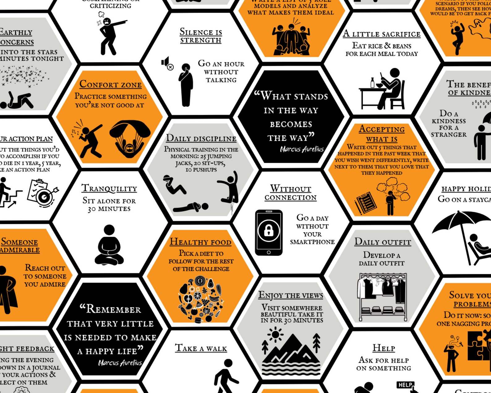 Daily Stoic Exercises Poster Printable Practical Stoic Tools - Etsy